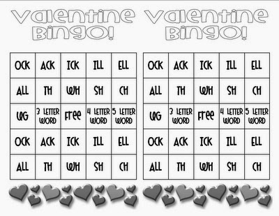 10 Free and Printable Valentine's Day Bingo Cards For Kids