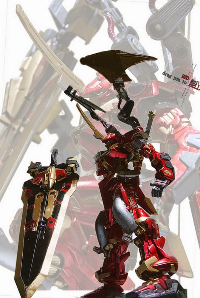 Custom Build: HG 1/144 Gundam Astray Blue Frame Second L "Red Devil"