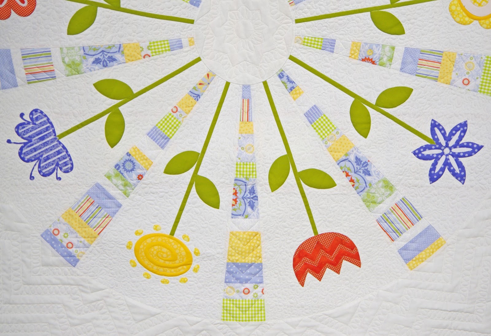Flower Wheel Quilt - Ahhh...Quilting