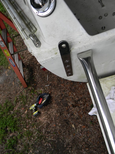 Ericson 25, Oystercatcher: Rigging, Standing, Chainplates, Aft, Removal ...