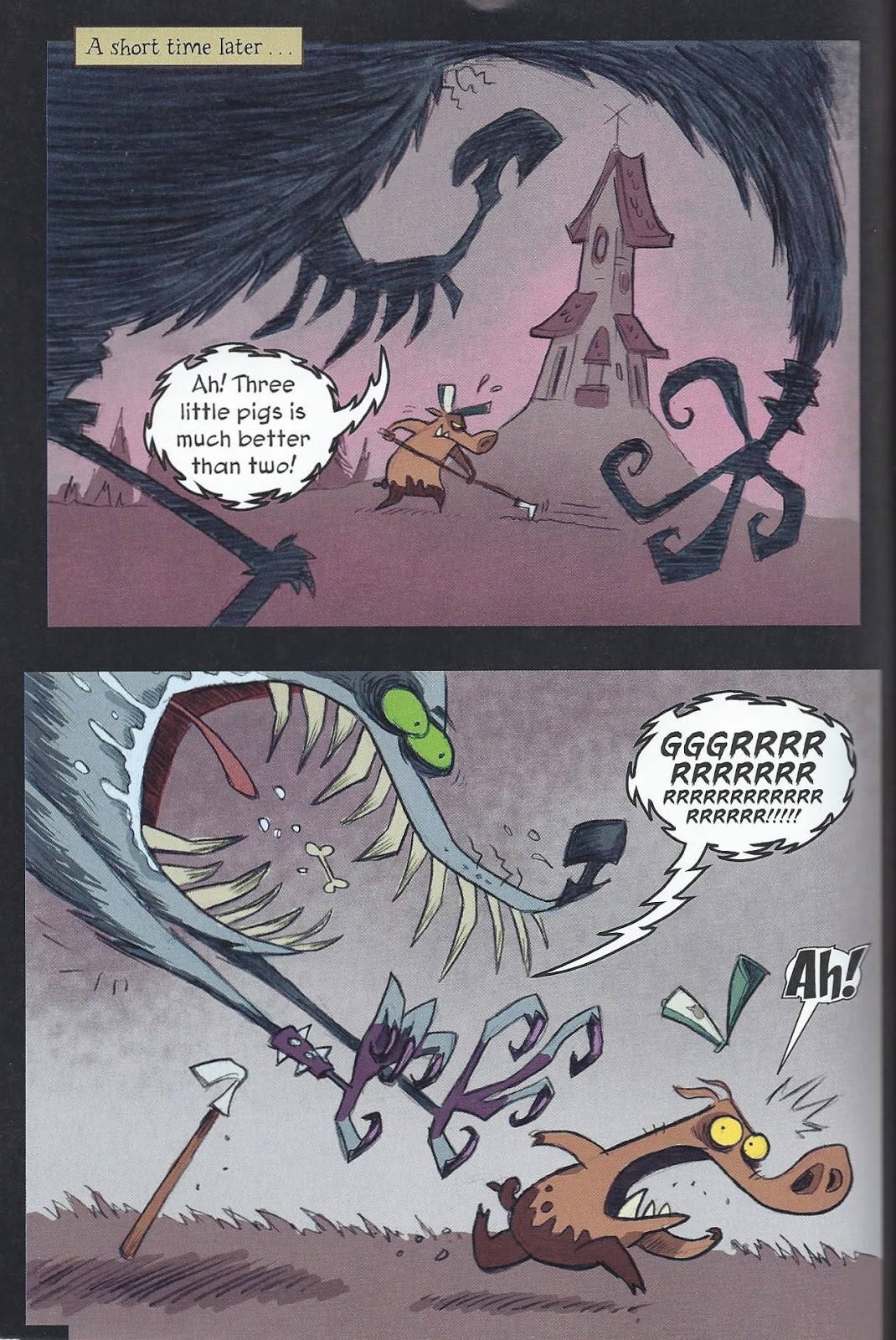 Graphic Novels; Beyond the comic book: The Three Little Pigs retold by ...