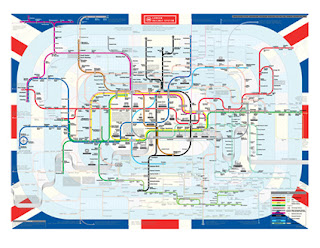 rawdice maps: London Railway System Map