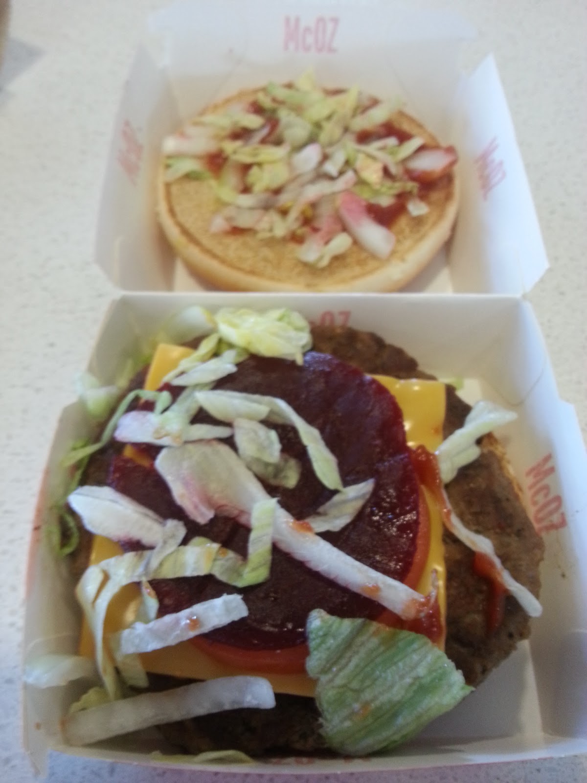 Junk Food Journal: McDonalds McOz