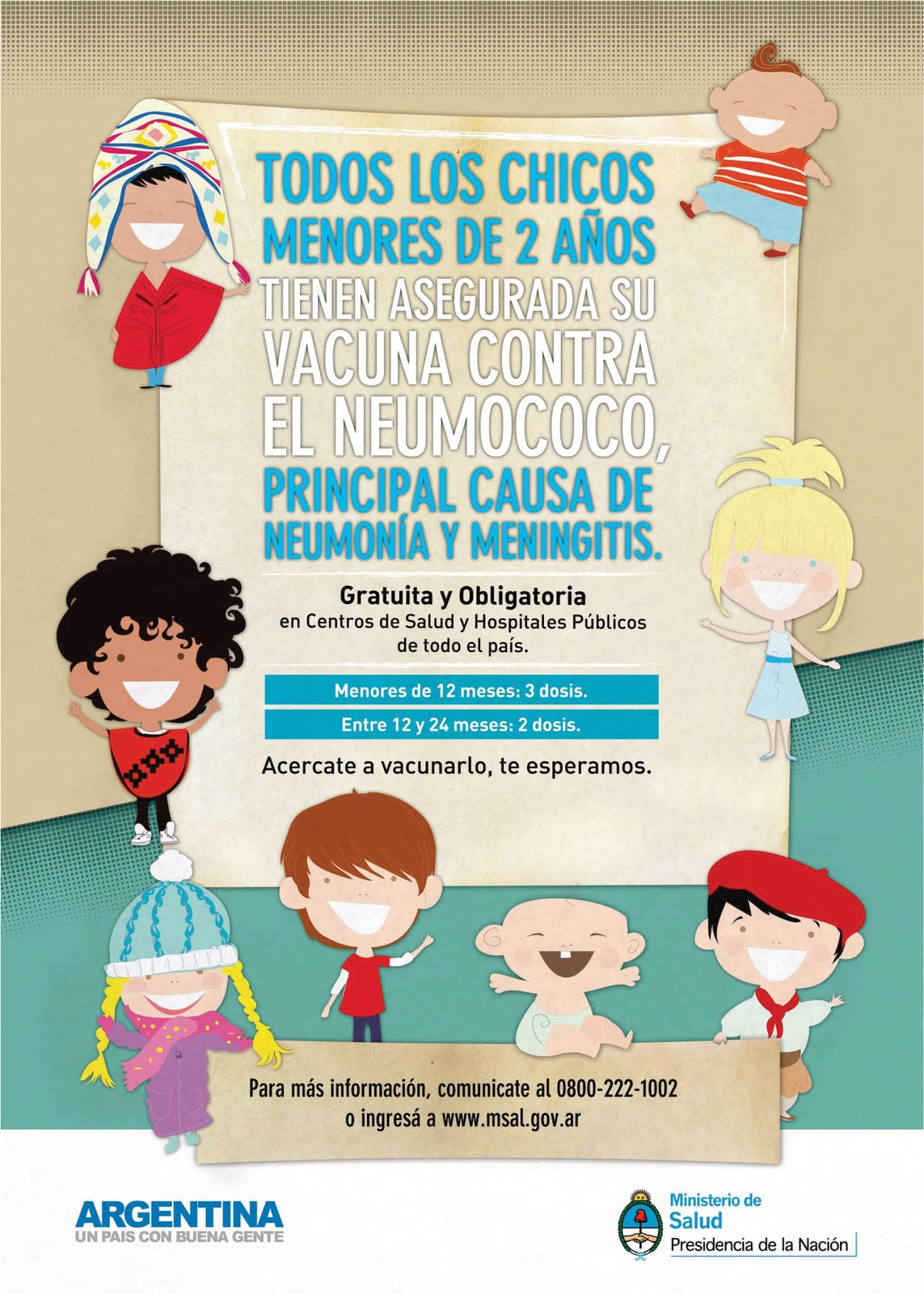 CTA La Matanza: Vacuná a tus hijos contra el Neumococo