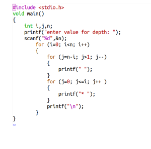 Pyramid pattern ~ College Term Work Blog