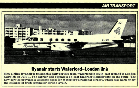 First Versions: Ryanair
