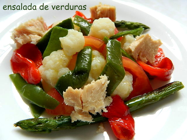 las recetas de mi abuela: ENSALADA DE VERDURAS