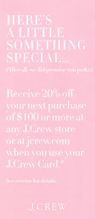 J.Crew Aficionada: J.Crew Card Members: Check the Mailbox!