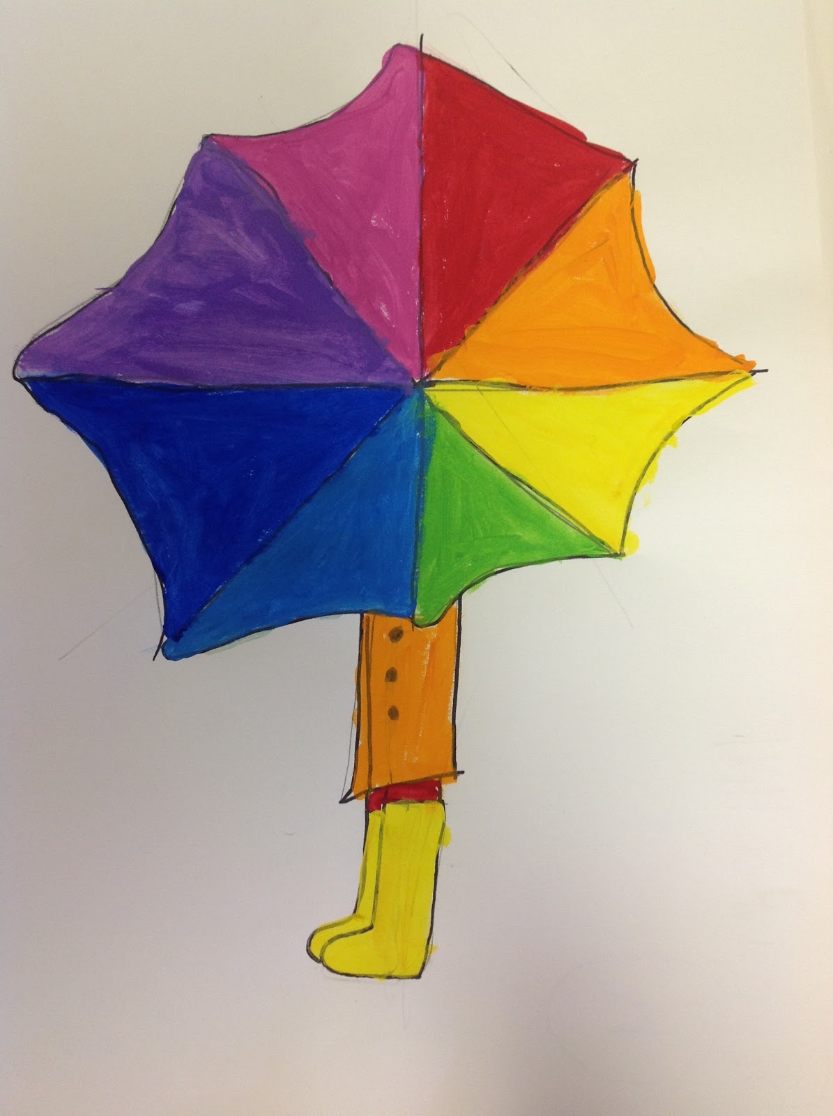 Color It Like you MEAN it!: Color Wheel Umbrellas
