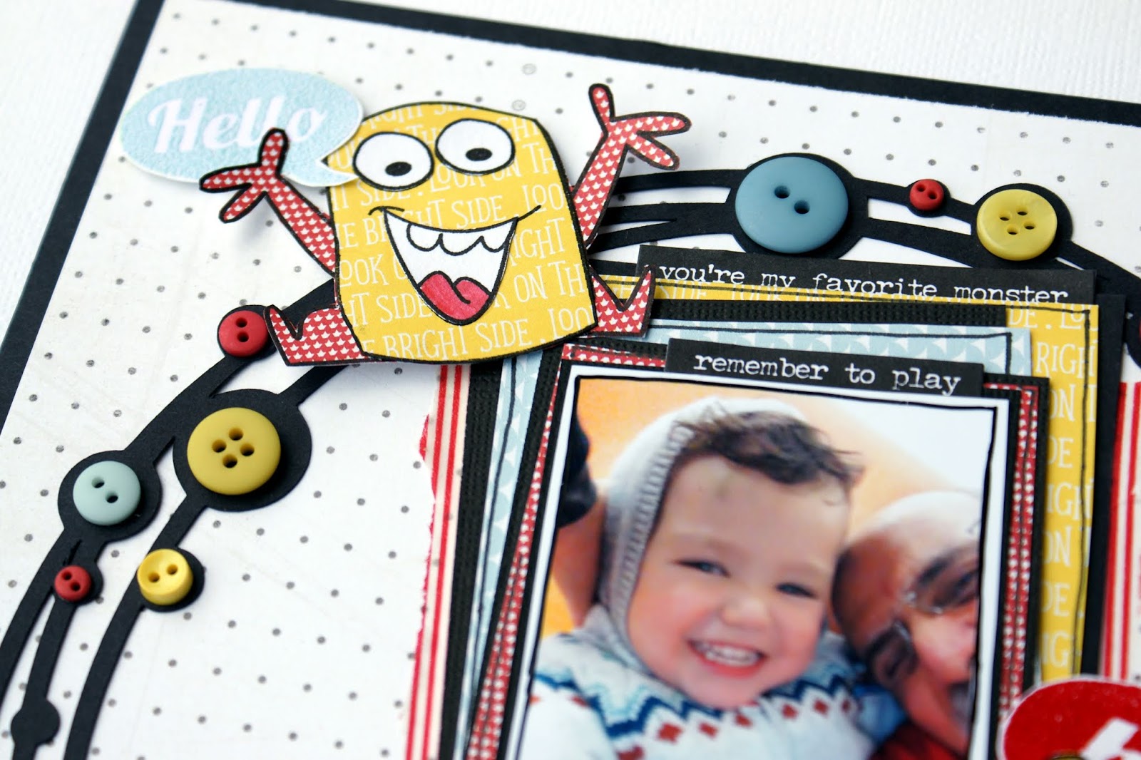 Little Scraps of Magic: Giggle Monsters {Paper Issues Stamp of Approval ...