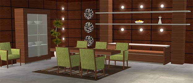 Sims2Play Archive: Sims2Play Dining Rooms, Surfaces and Seating