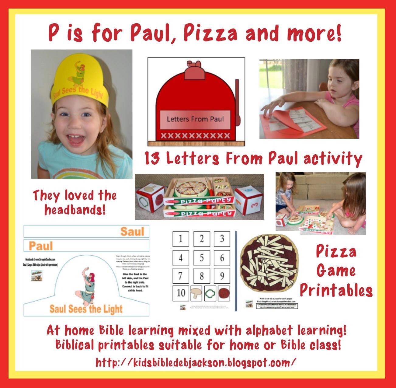 Bible Fun For Kids: Preschool Alphabet: P is for Paul