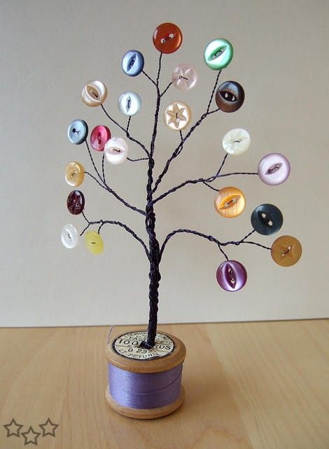 Arte con botones, ideas para tomar nota. - Jadewoman