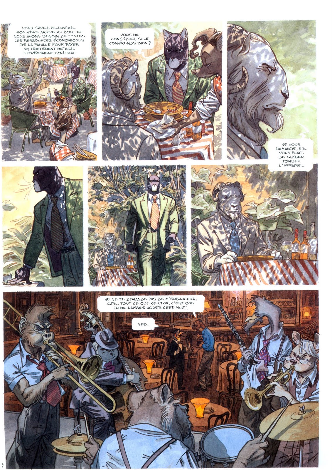 Blacksad - T4 (2010) - Guarnido (dessin) et Dias Canales (scénario)