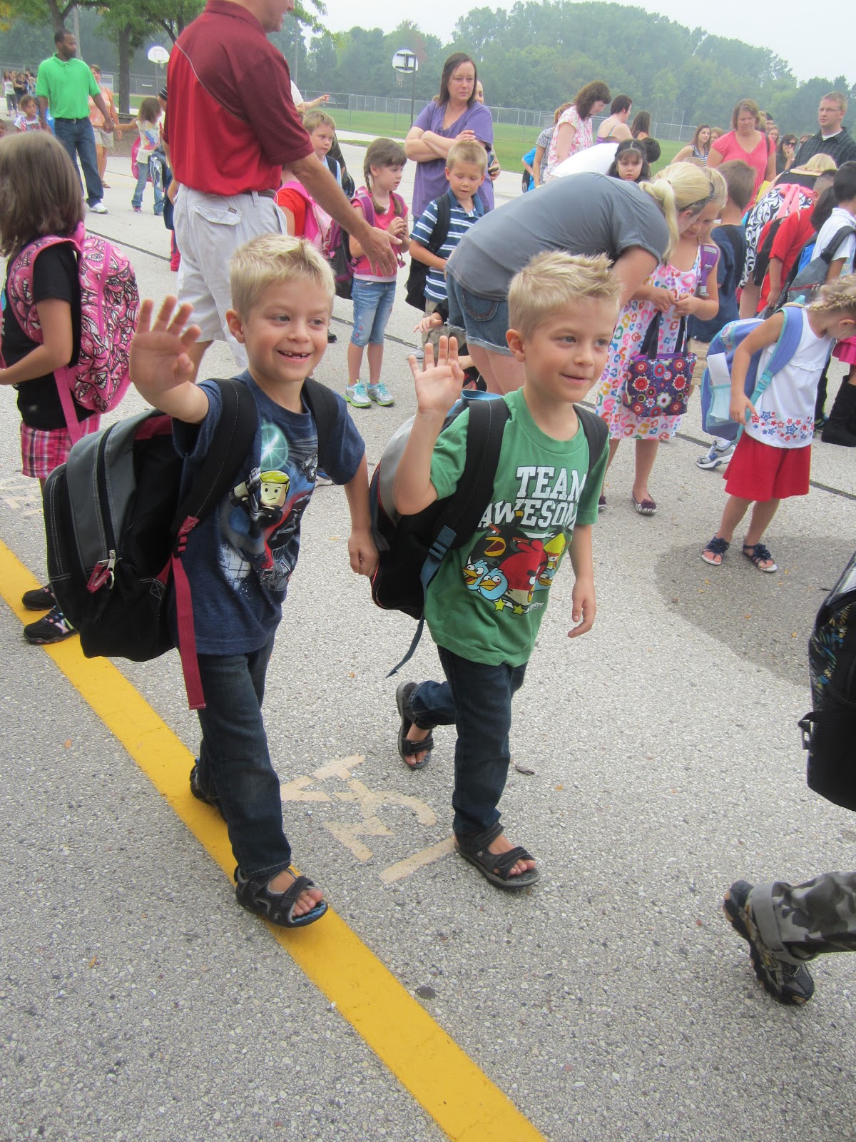 Miller Moments: first day of school-1st grade edition