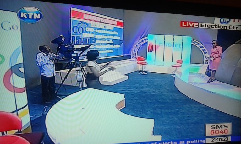 THE LATEST KENYAN NEWS: Pictures of KTN's New Election Studio