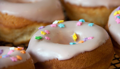 Sieving the Dream: Baked Vanilla Bean Doughnuts