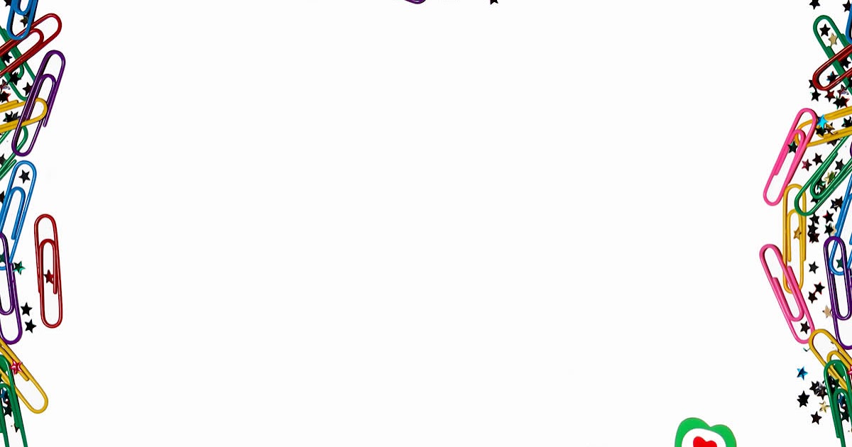 Paper clip border PowerPoint background