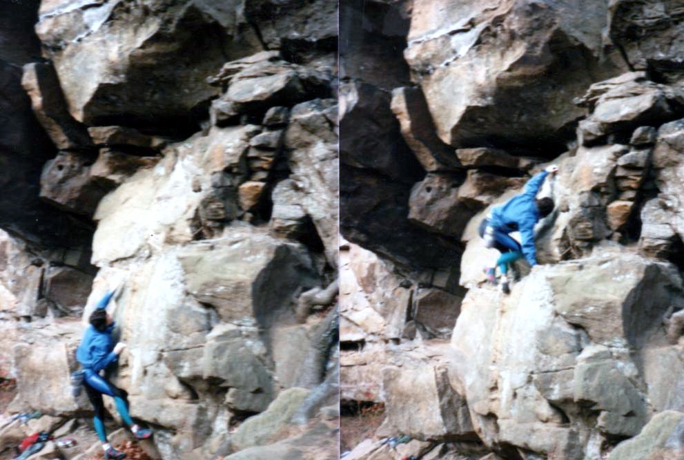 indianaclimber: Vintage Indiana Bouldering at Kickapoo Falls