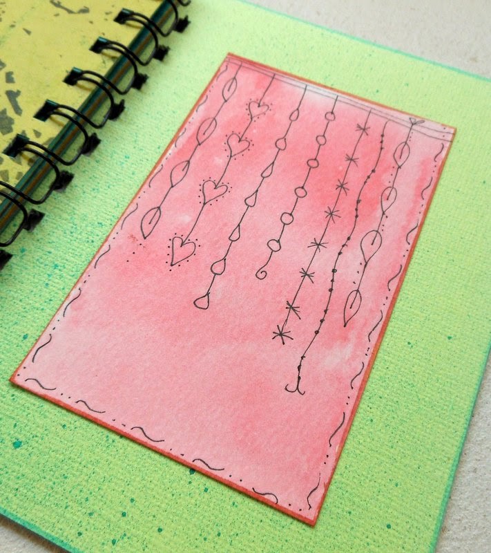 Between Cupcakes and Tea: Small Art Journal