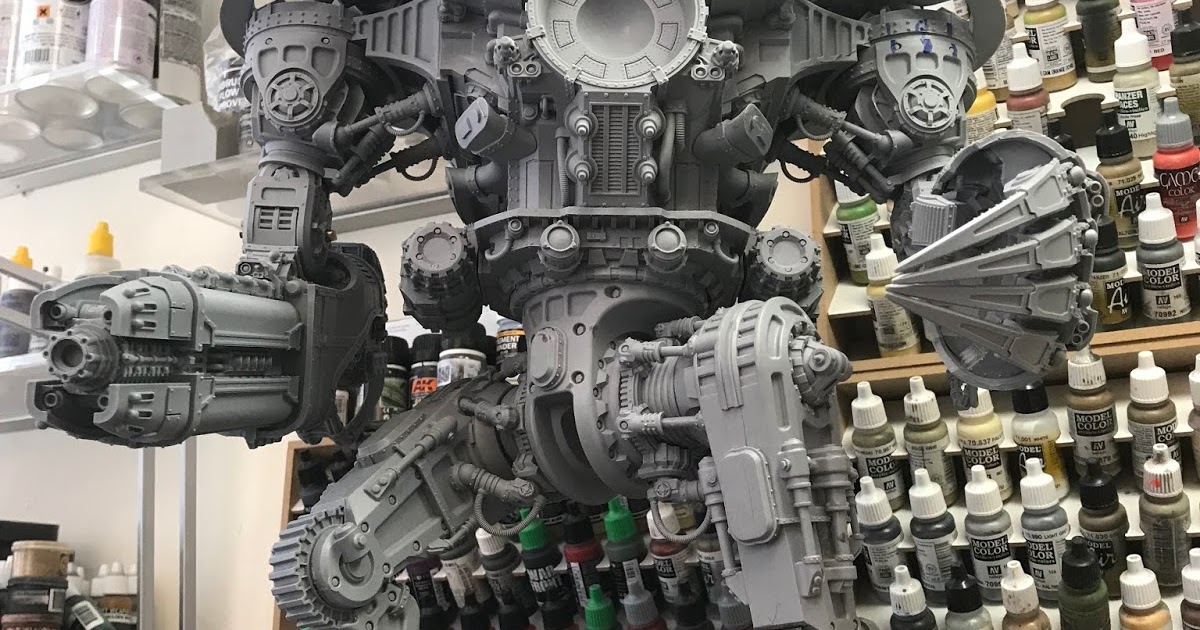 40k Hobby Blog: Warlord Titan Weapons/Arms WIP 6