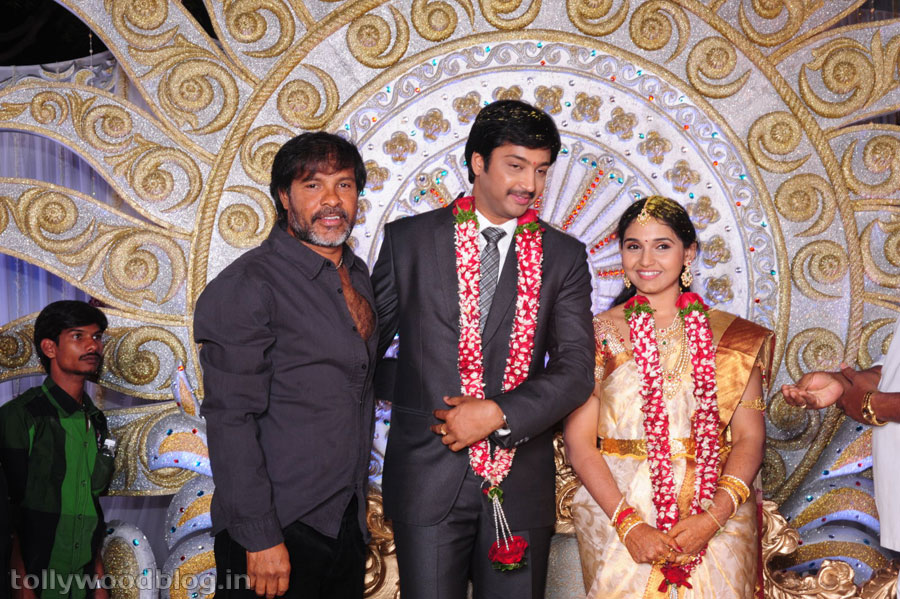 Aryan Rajesh Wedding Reception Photos Stills