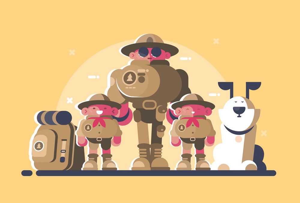 Kumpulan Gambar Kartun Lucu Pramuka