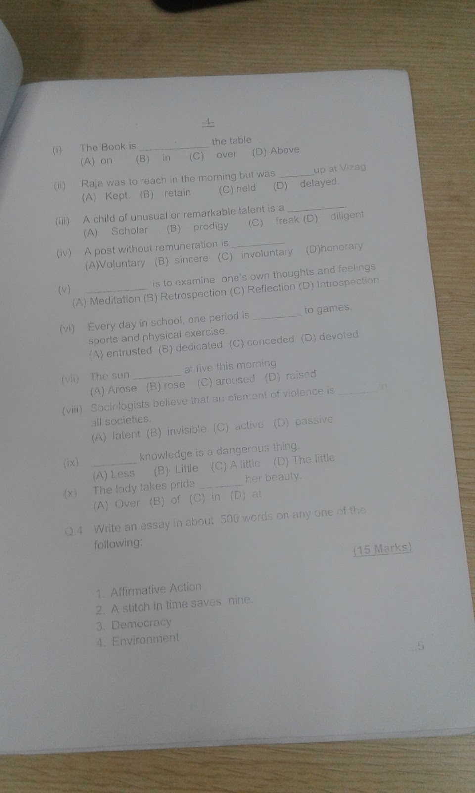 XAVIER GNANARAJ D: LDCE QUESTION PAPERS I & II OF SOUTHERN RAILWAYS 2017