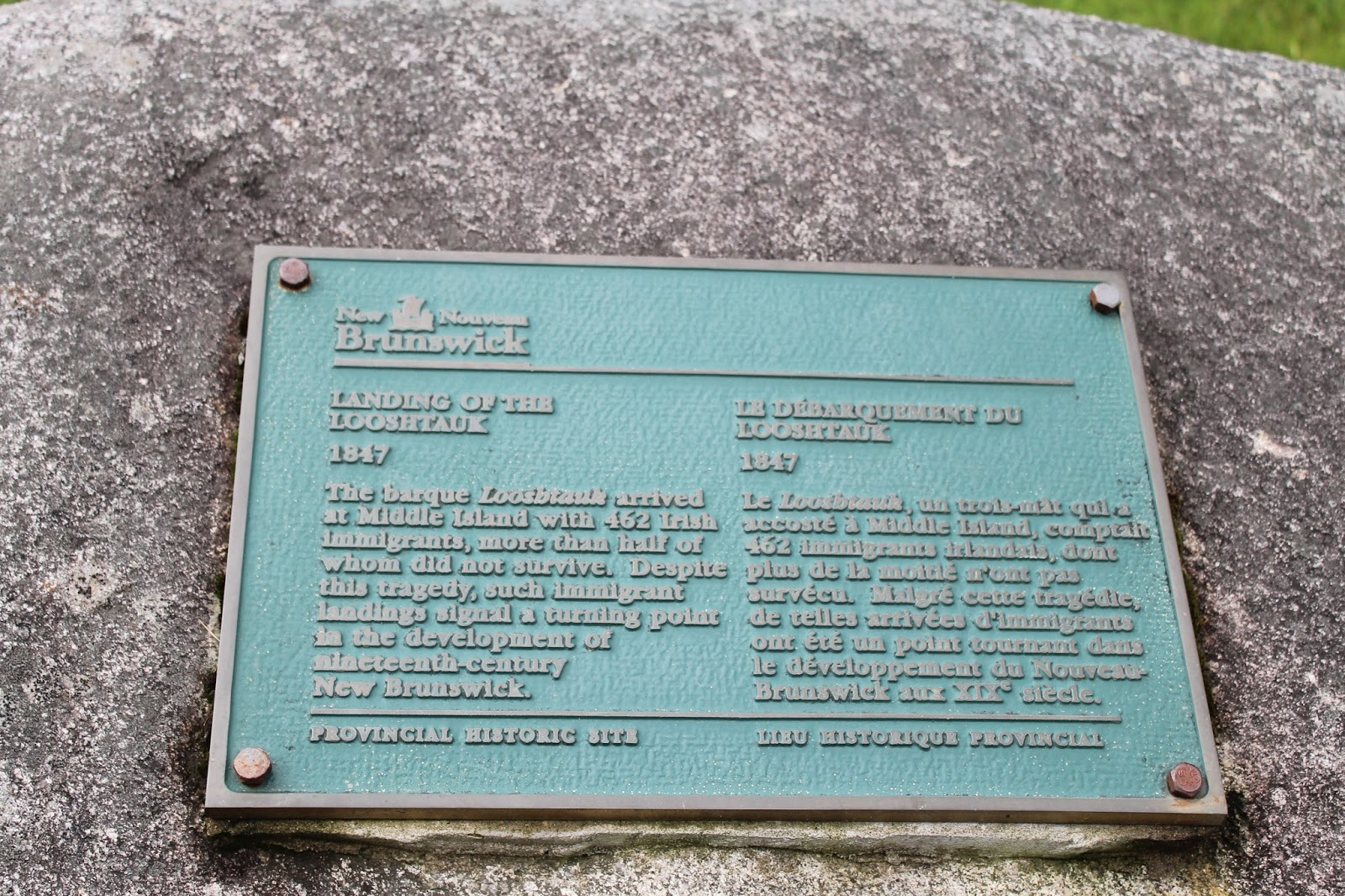 Explore Miramichi With Me: Historical Places: Middle Island Irish ...