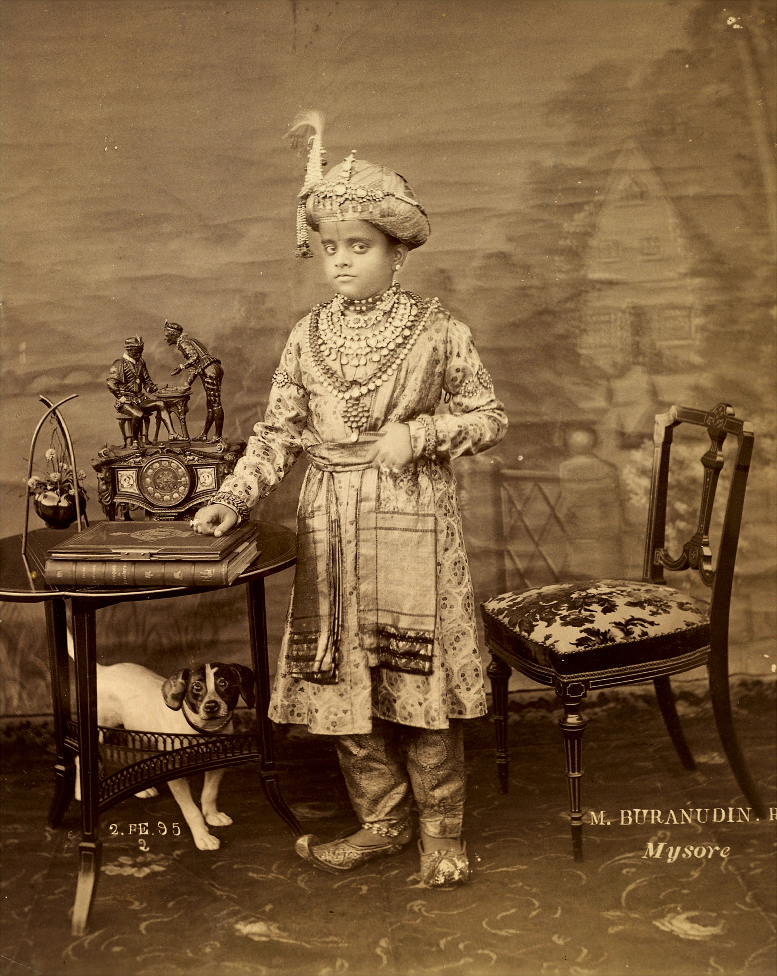The Maharaja of Mysore Krishnaraja Wadiyar IV - 2nd February 1895 - Old ...