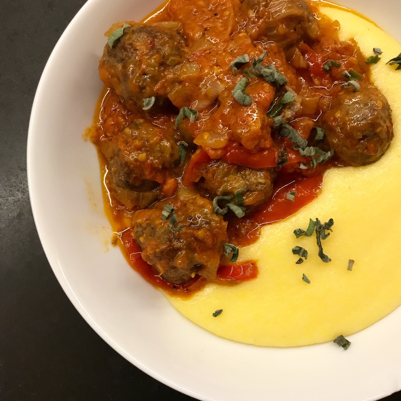 Spiced Goat Mince Meatballs in a Roast Tomato & Pepper Sauce | The Grazer