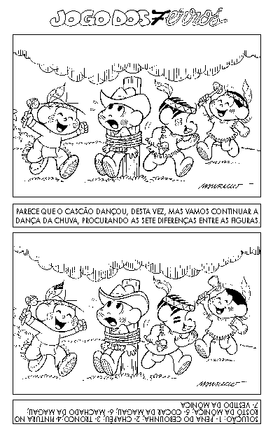 Cantinho da Professora Mônica: Dia do Índio - Com a Turma da Mônica