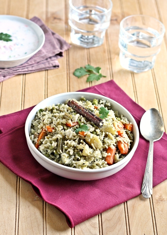 Versatile Vegetarian Kitchen: Vegetable Pulav