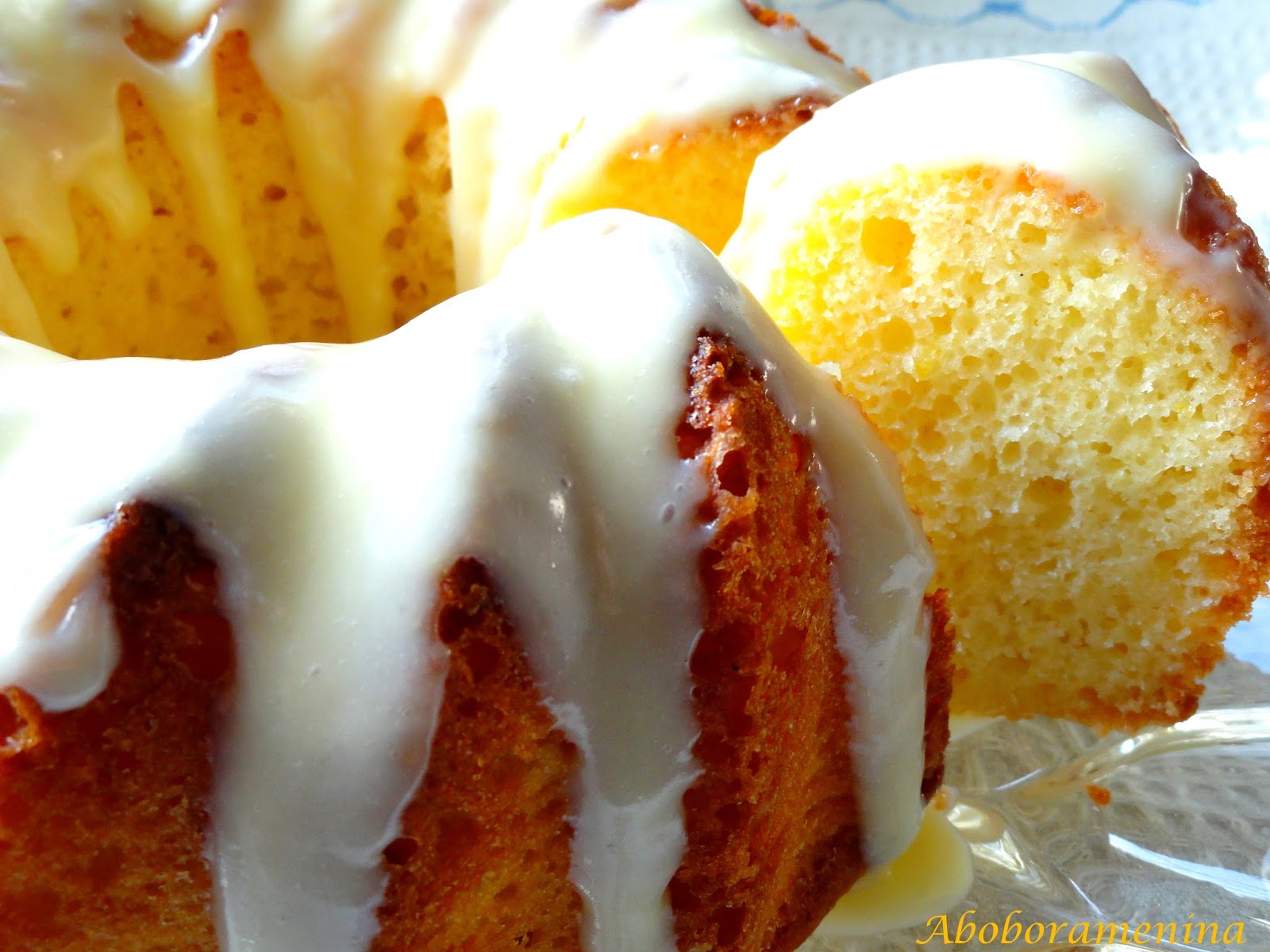 Abóbora Menina: Bolo Francês de Iogurte e Limão Siciliano com Cobertura ...