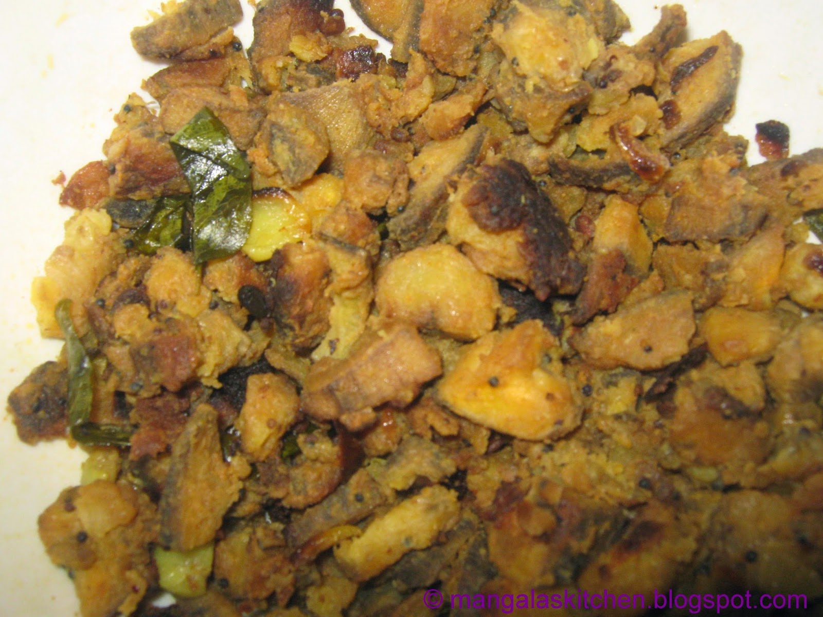 Vazhakkai Fry - Vazhaikkai podimas - Raw Banana Curry ~ Mangala's Kitchen