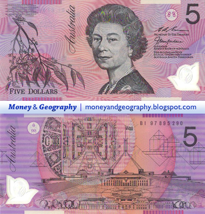 Wonderful World Money (Money & Geography Blog): Australia $5 Polymer ...