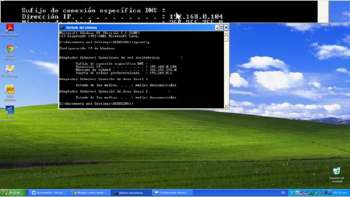 redes windows: COMANDO NET SEND