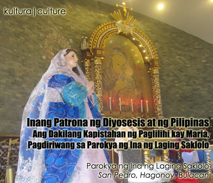 Dambana at Pananampalataya: KULTURA: Inang Patrona ng Diyosesis at ...