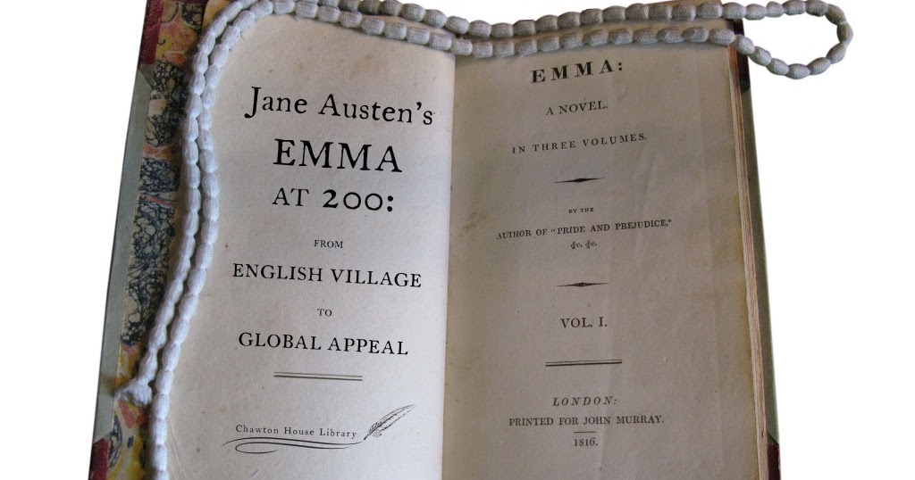 Jane Austen: Emma 1816:"" English verdure, English culture, English ...