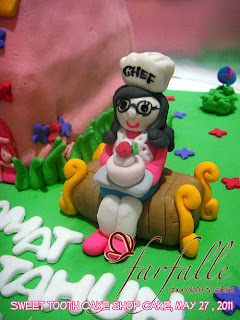 Farfalle Chocolate & Cakes: "Sweet Tooth Cake Shop" Cake