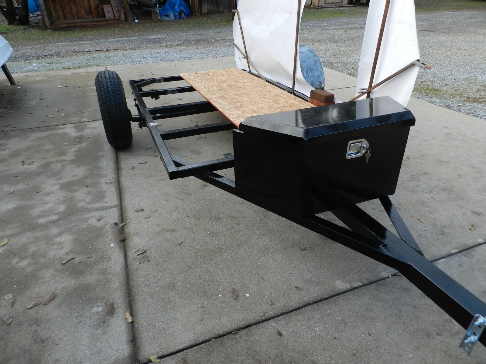 Ed's Teardrop Trailer Project: Trailer Construction