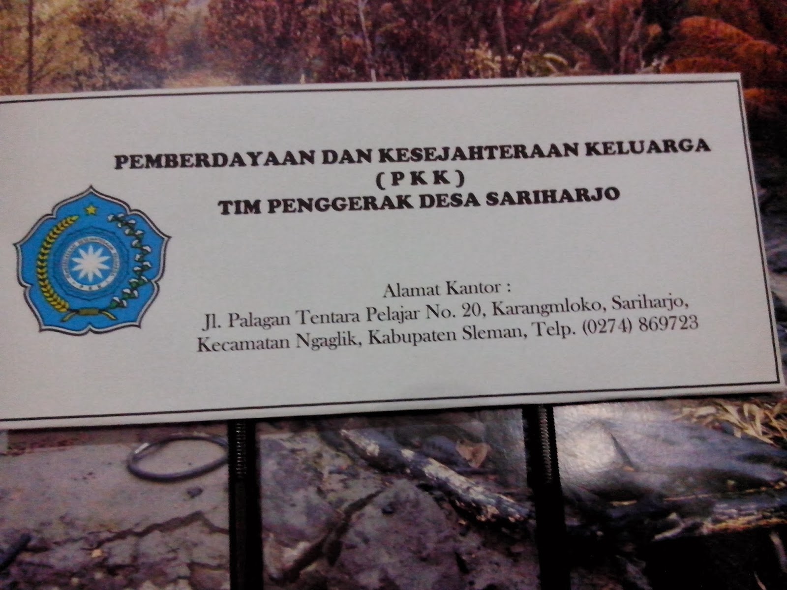 Tim Penggerak PKK Desa Sariharjo Kabupaten Sleman Yogyakarta: November 2013