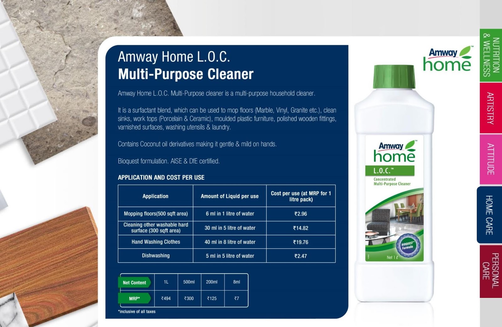 Amway Product Catalogue