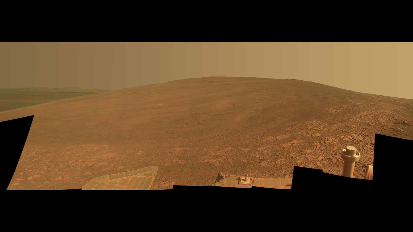 Orbiter.ch Space News: 'Murray Ridge' on Rim of Endeavour Crater on Mars