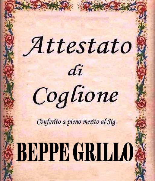 Il Senio mormora: Il Grillone Gran Coglione