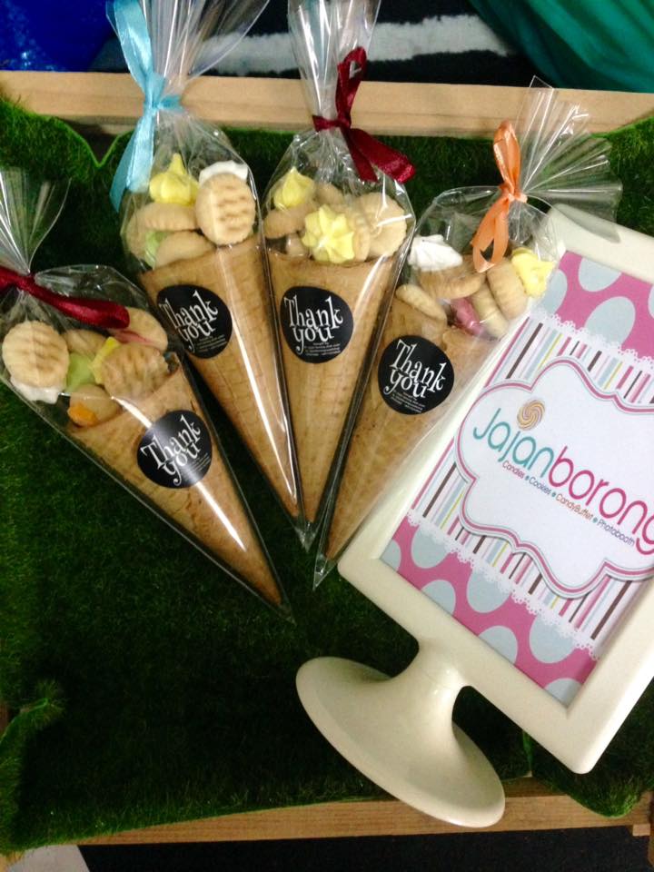 Jajan Borong Shah Alam: Tempahan VIP Biscuit cone doorgift