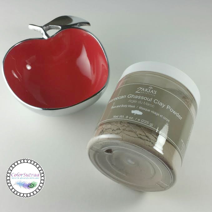 ZAKIA Moroccan Ghassoul Clay Powder : Review - ColorSutraa