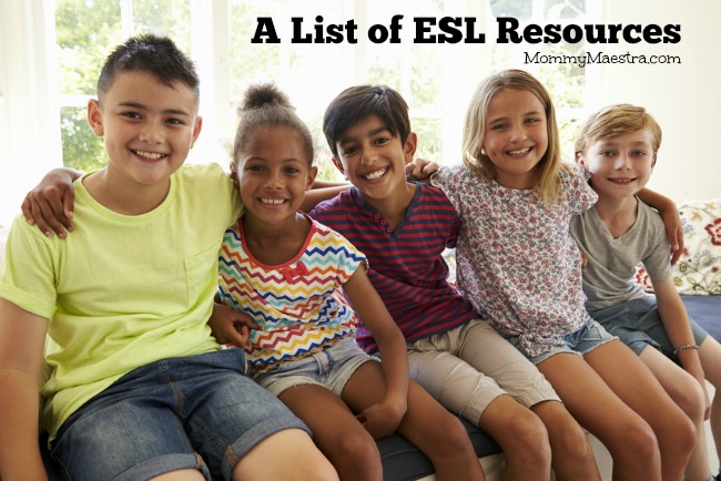 Mommy Maestra: A List of ESL Resources