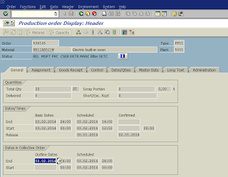 SAP Queries: CM25 vs manual re-scheduling for Direct production orders