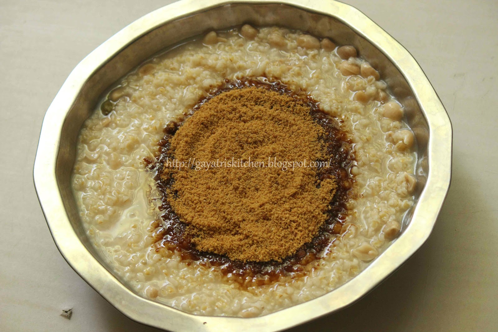 Gayatri's Kitchen: HUGGI | ಹುಗ್ಗಿ | गव्हाचि खीर | Gavhachi Kheer ...